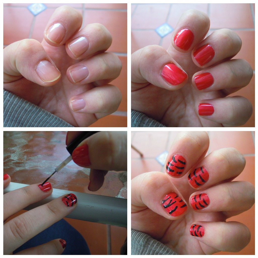Tutorial: Uñas Atigradas